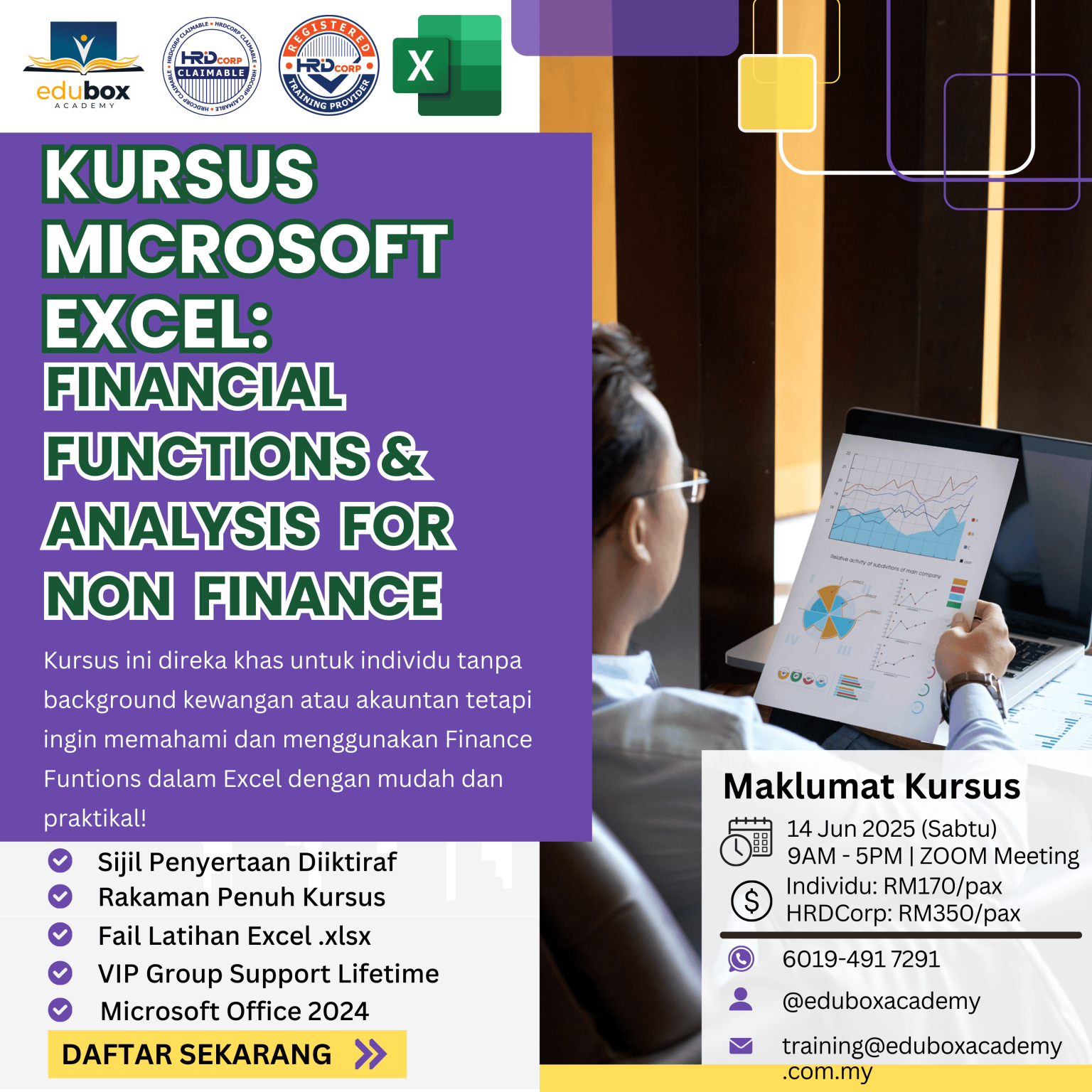 Microsoft Excel: Financial Functions & Analysis for Non-Finance – Edubox Academy